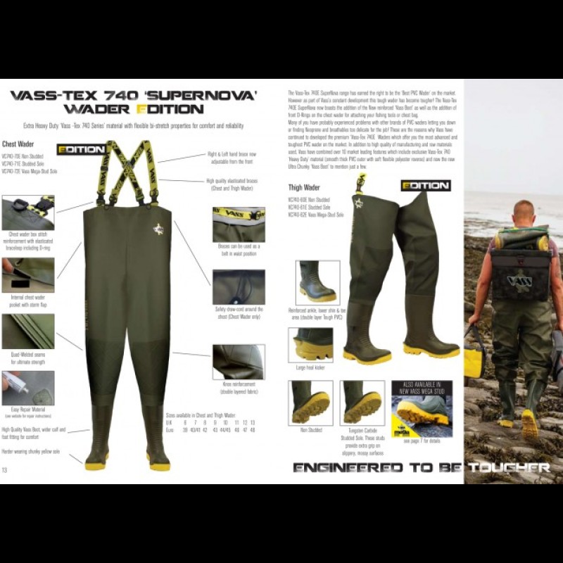 Vass Tex 740 SuperNova Thigh Wader by Vass Textiles Limited